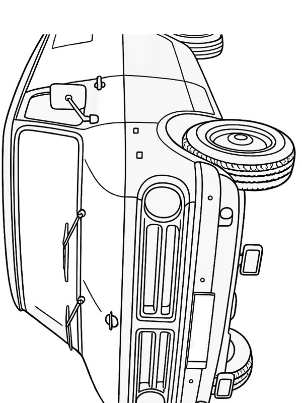 Opel bedford blitz Coloring Page - Funny Coloring Pages