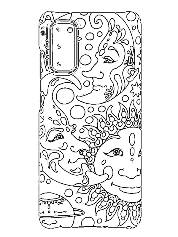 Coloring Pages Of Phone Cases Coloring Pages